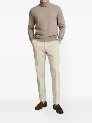 FRANZESE COLLECTION Ribbed-knit Turtleneck Sweater