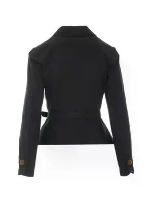 VIVIENNE WESTWOOD Belted Peplum-hem Jacket