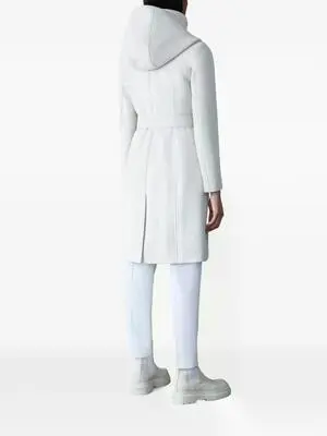 Mackage Shia-slb Belted Hooded Coat - White