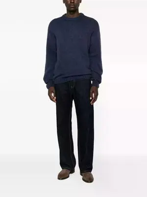ORIGINAL VINTAGE Hope Ribbed-trim Pullover - Blue