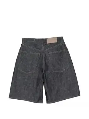 KURO Contrast-stitch Denim Shorts