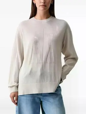 Armani Exchange Logo-knit Sweater