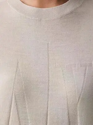 Armani Exchange Logo-knit Sweater