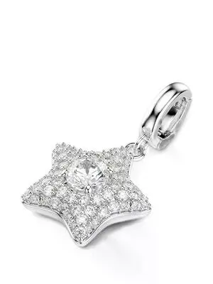 SWAROVSKI Sublime Star Crystal-embellished Charm - Silver