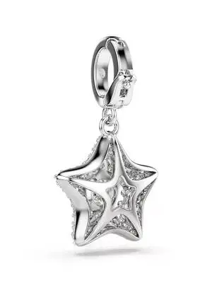 SWAROVSKI Sublime Star Crystal-embellished Charm - Silver