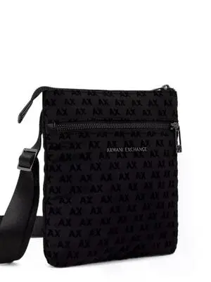Armani Exchange Logo-pattern Messenger Bag