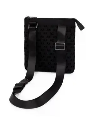 Armani Exchange Logo-pattern Messenger Bag