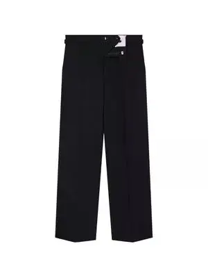 FURSAC Buckle-fastener Tailored Trousers - Black