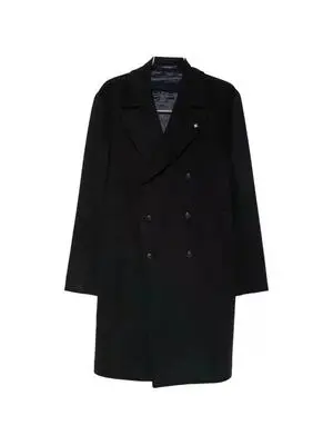 Tagliatore Arden Double-breasted Wool Coat - Black