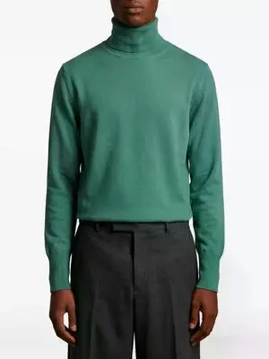 BALLANTYNE Fine-knit Cashmere Sweater - Green