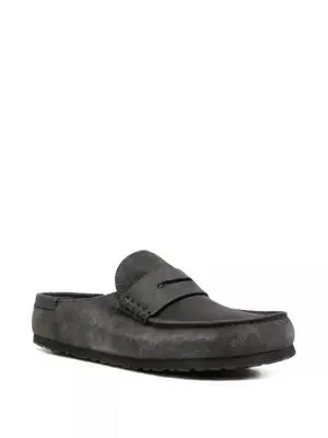 BIRKENSTOCK Suede Slip-on Slippers