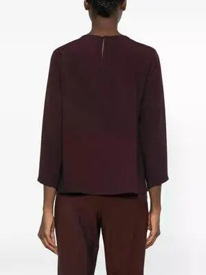 Antonelli Firenze Feather-trim Long-sleeve Top
