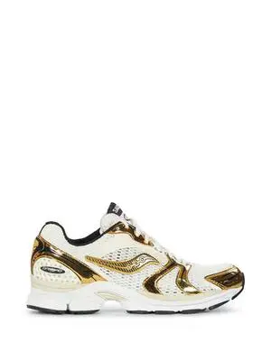 Saucony Progrid Triumph 4 Metallic-effect Mesh Sneakers