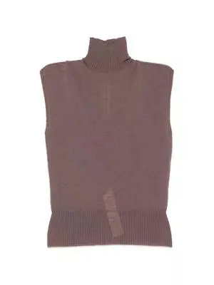 Rick Owens Turtleneck Sleeveless Top