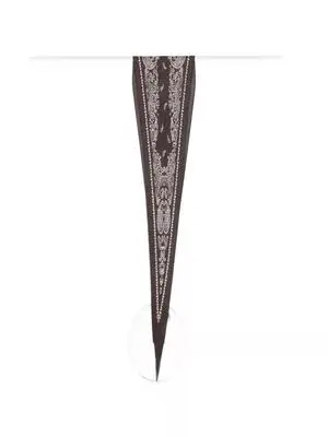 Destin Paisley-print Pointed Scarf - Brown
