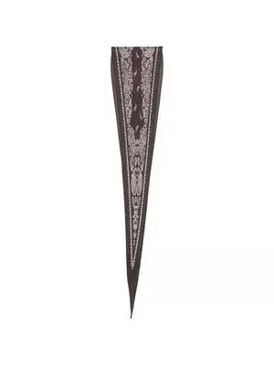 Destin Paisley-print Pointed Scarf - Brown