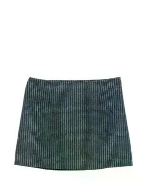 STELLA NOVA Check-pattern A-line Mini Skirt