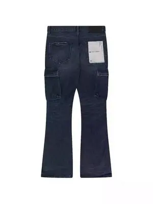 PURPLE BRAND Belt-loop Pocket Cargo Jeans