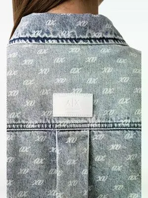 Armani Exchange Logo-print Denim Jacket
