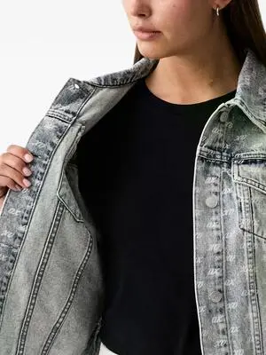 Armani Exchange Logo-print Denim Jacket