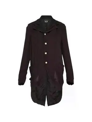 Comme Des Garçons Tailored Longline Pointed-hem Blazer