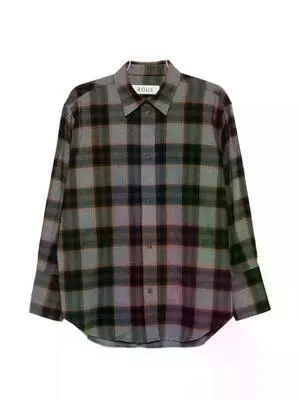 RÓHE Check-print Buttoned Shirt