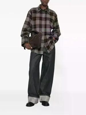 RÓHE Check-print Buttoned Shirt