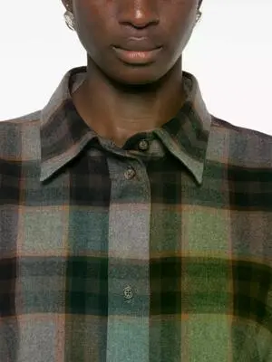 RÓHE Check-print Buttoned Shirt