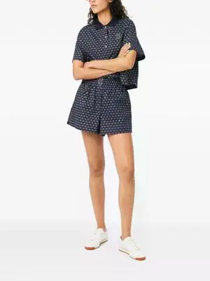Lacoste Oversized Printed Shorts