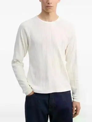 ANOTHER ASPECT Another T-shirt 4.0 Ribbed-knit Raglan-sleeve