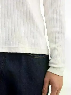 ANOTHER ASPECT Another T-shirt 4.0 Ribbed-knit Raglan-sleeve