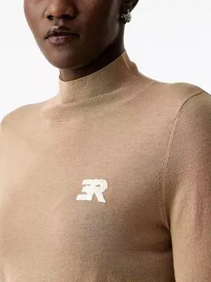 ERMANNO FIRENZE Logo-patch Pullover Sweater