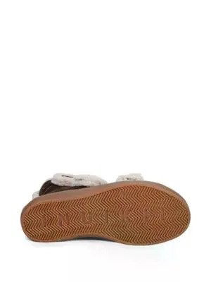 Inuikii Shearling-trim Touch-strap Sneakers