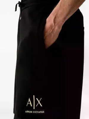 Armani Exchange Logo-embroidered Track Shorts