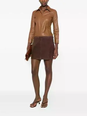 Elisabetta Franchi Logo-plaque Long-sleeve Shirt