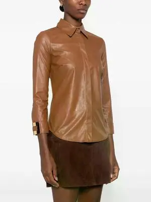 Elisabetta Franchi Logo-plaque Long-sleeve Shirt