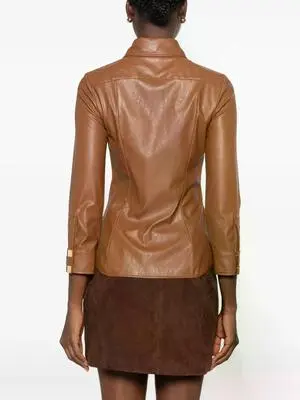 Elisabetta Franchi Logo-plaque Long-sleeve Shirt