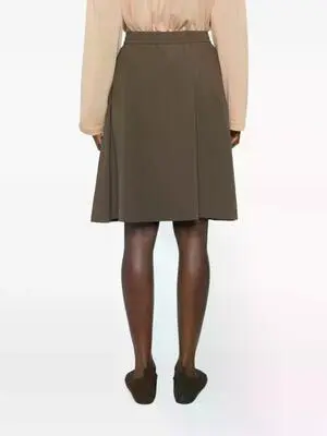 Herno Drawstring A-line Midi Skirt