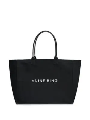 ANINE BING Leo Coated Canvas Tote
