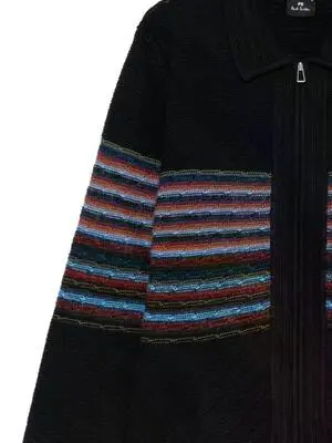 Paul Smith Graphic-print Zip-up Cardigan