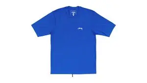 StÜssy Stushort Sleevey Short Sleeve Rash Guard Top - Blue