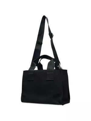 MSGM Graphic Print Small Two-way Tote Bag - Black