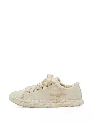 Dior D-blaze Frayed Sneakers