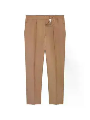 FURSAC Pleated Straight-leg Trousers