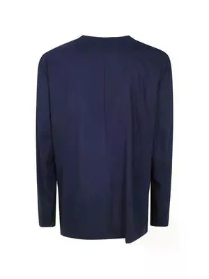 Emporio Armani Double-breasted Collarless Blazer