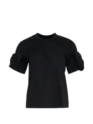Noir Kei Ninomiya Bow-detail T-shirt