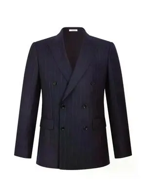 FURSAC Pinstriped Double-breasted Blazer