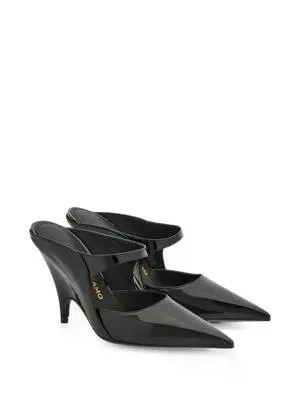 FERRAGAMO Graphic Wedge Mules