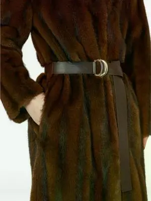 Max Mara Fluffy-textured Long Coat
