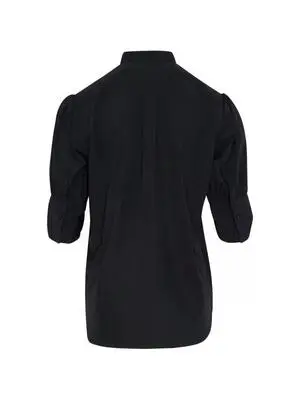 Noir Kei Ninomiya Bow Buckle-embellished Blouse